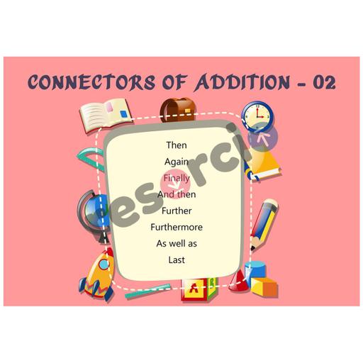Connectors of Addition 02 - Template 01